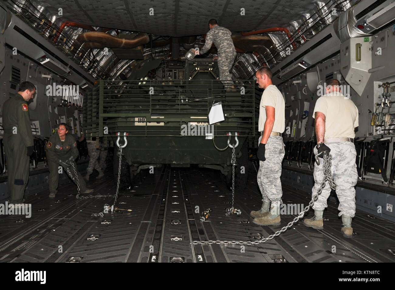 STEWART ANGB, Newburgh N.Y. --Airmen of the 105th Logistics Squadron ...