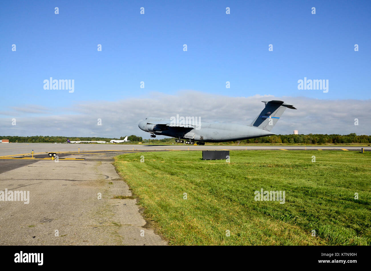 STEWART ANGB, Newburgh N.Y. --The last 105th Airlift Wing based C-5A ...