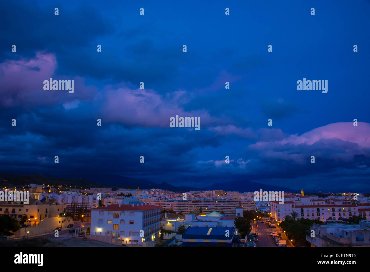 Landscape. Estepona city, Costa del Sol, Andalusia, Spain. Picture ...