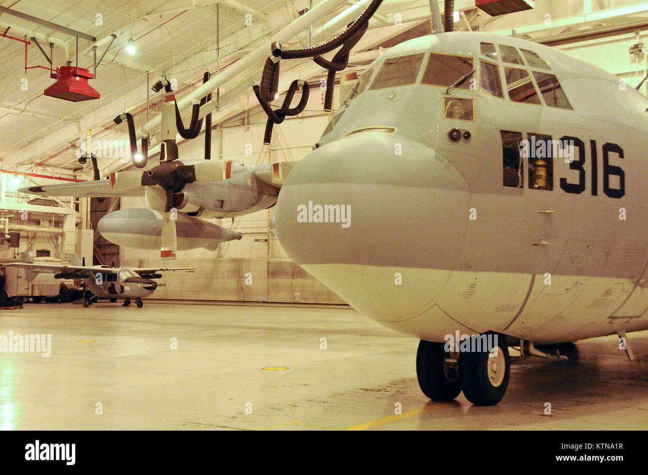 STEWART ANGB, Newburgh, NY --A Marine Corps C-130 and the 105th Airlift ...