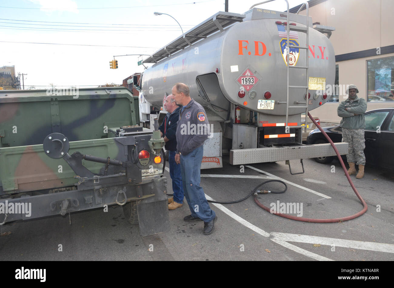 New York City Fire Department fuled vehicles from 369th Susstainment ...