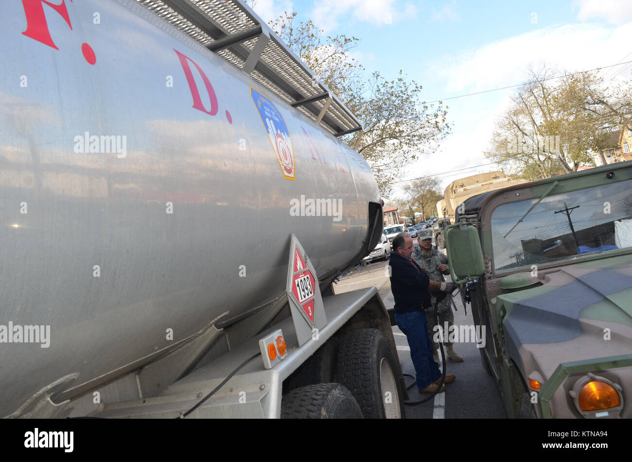 New York City Fire Department fuled vehicles from 369th Susstainment ...