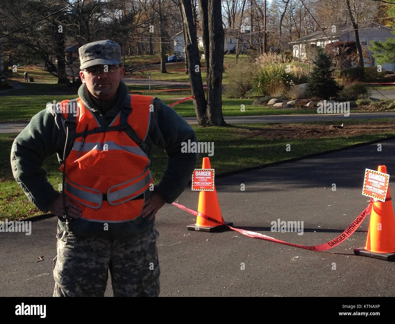 New York National Guard Soldiers on duty following Hurricane Sandy, Nov ...