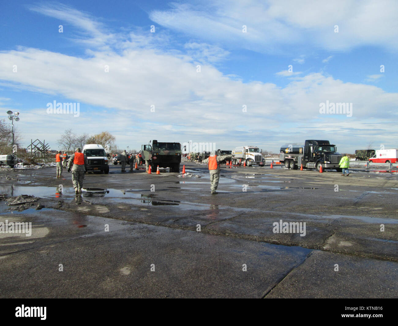 FLOYD BENNET FIELD, NY-- Fuel Point at Floyd Bennet Field Logistical ...