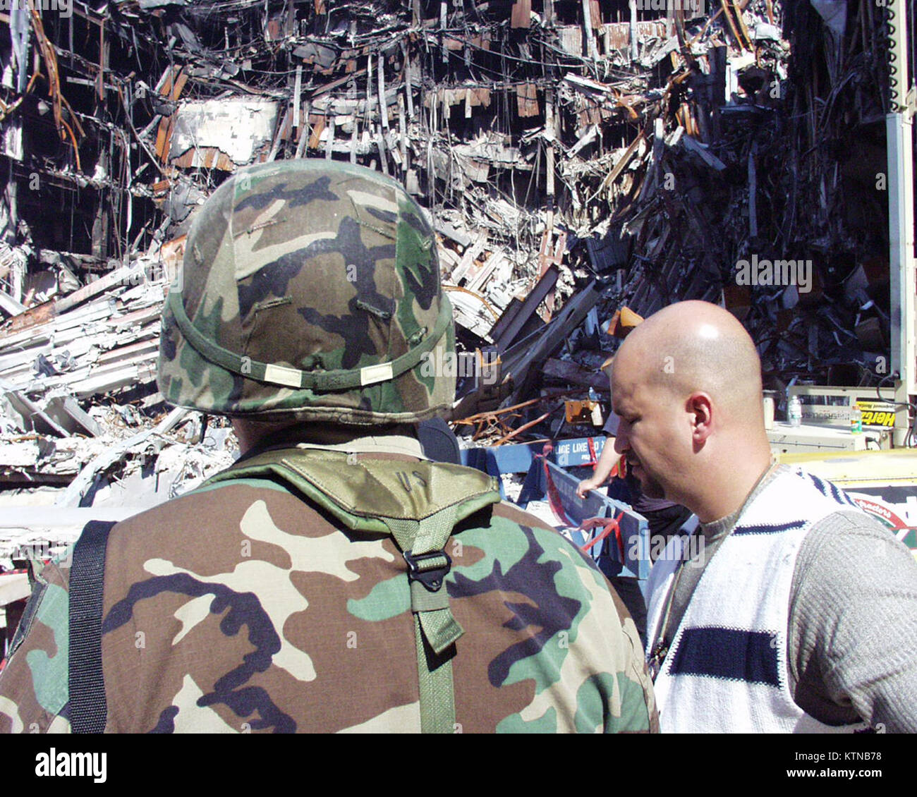 NEW YORK – A view of the pile at ground zero October 4, 2001, during ...