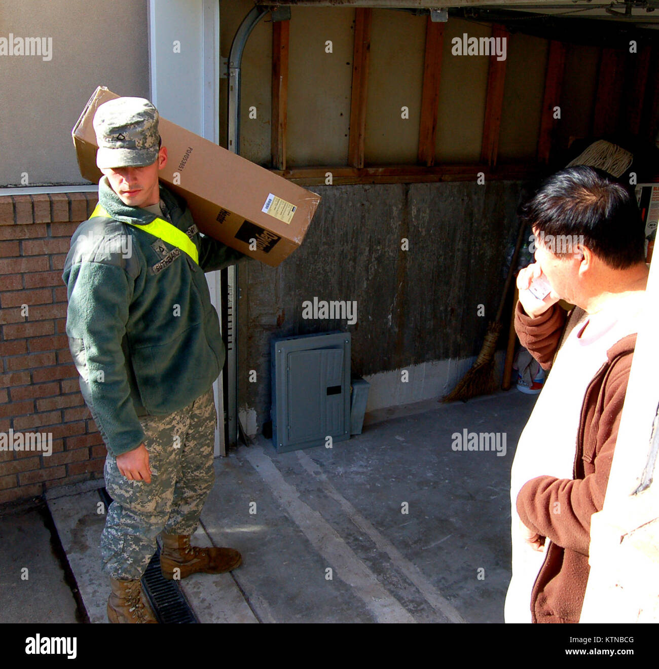STATEN ISLAND, NY -- Pvt. First Class Adam Sutherland with the 2nd ...