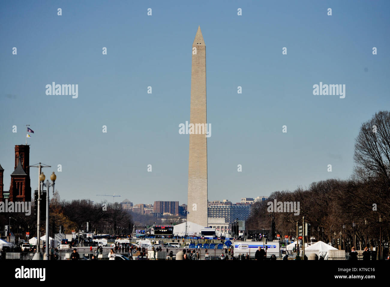 WASHINGTON, D.C. — – The Washington Monument one day prior to the ...