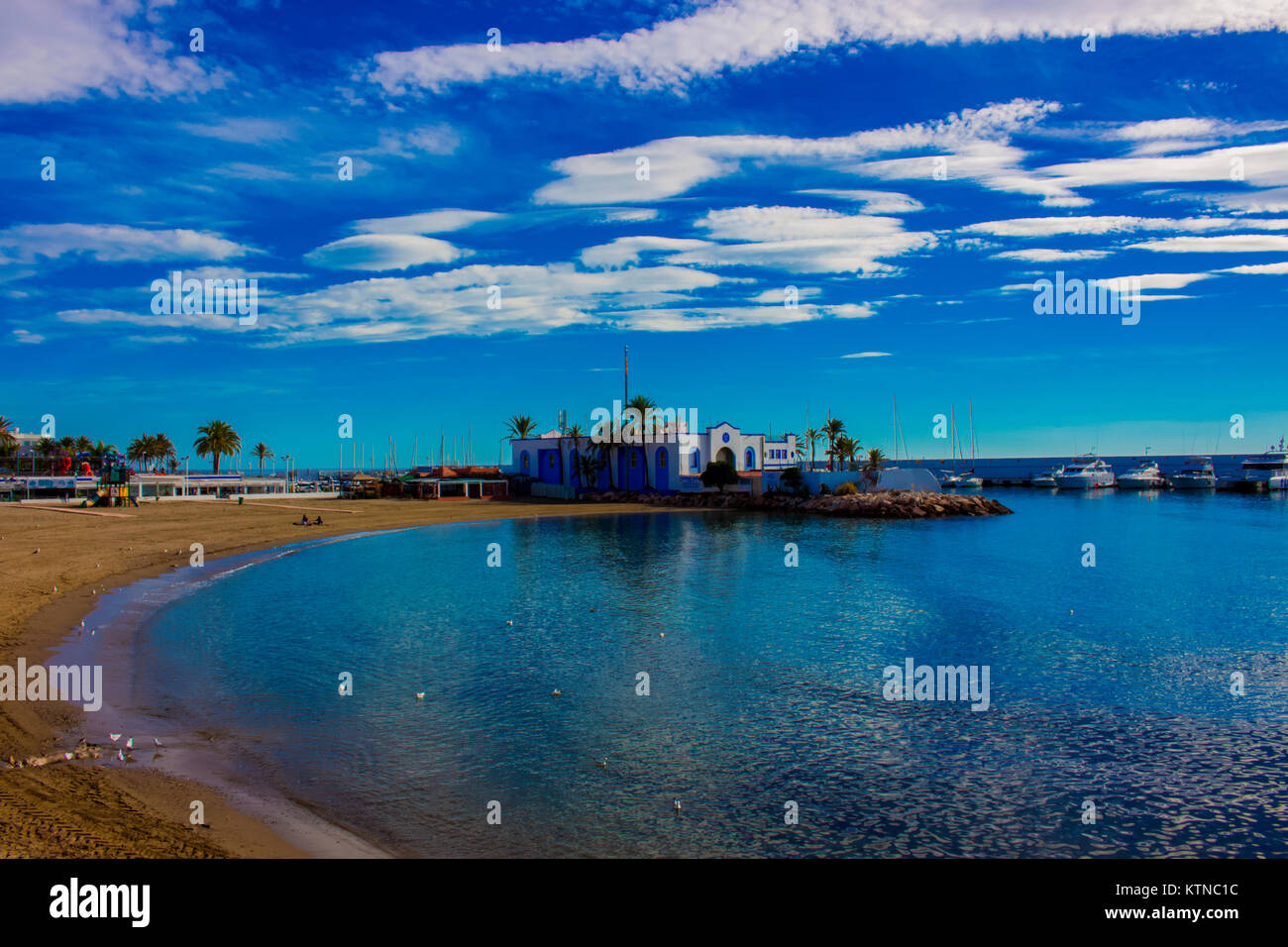 Beach. The best views of the beach in Marbella. Malaga province, Costa ...