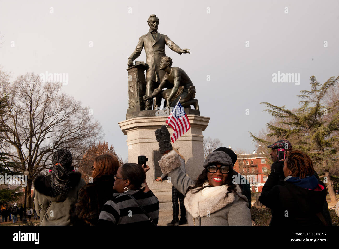 Emancipation memorial lincoln park hi-res stock photography and images ...