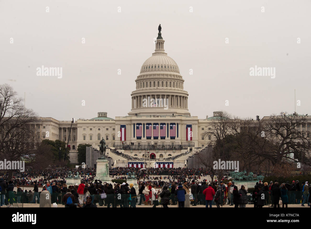 WASHINGTON, D.C. — –Crowds of people leave the U.S. Capitol Buiding ...