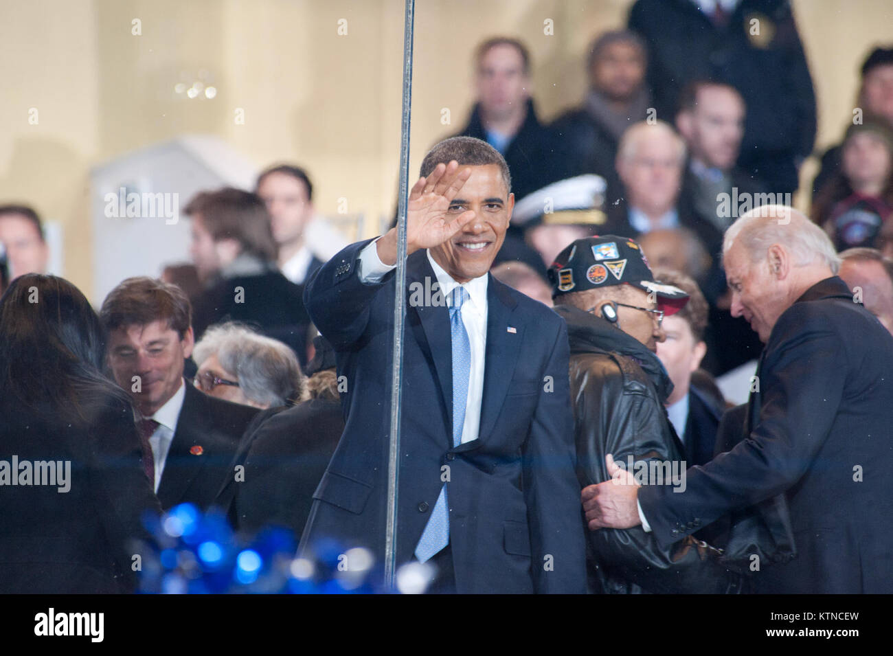 WASHINGTON, D.C. — – President Barack Obama watches the Ballou Senior ...