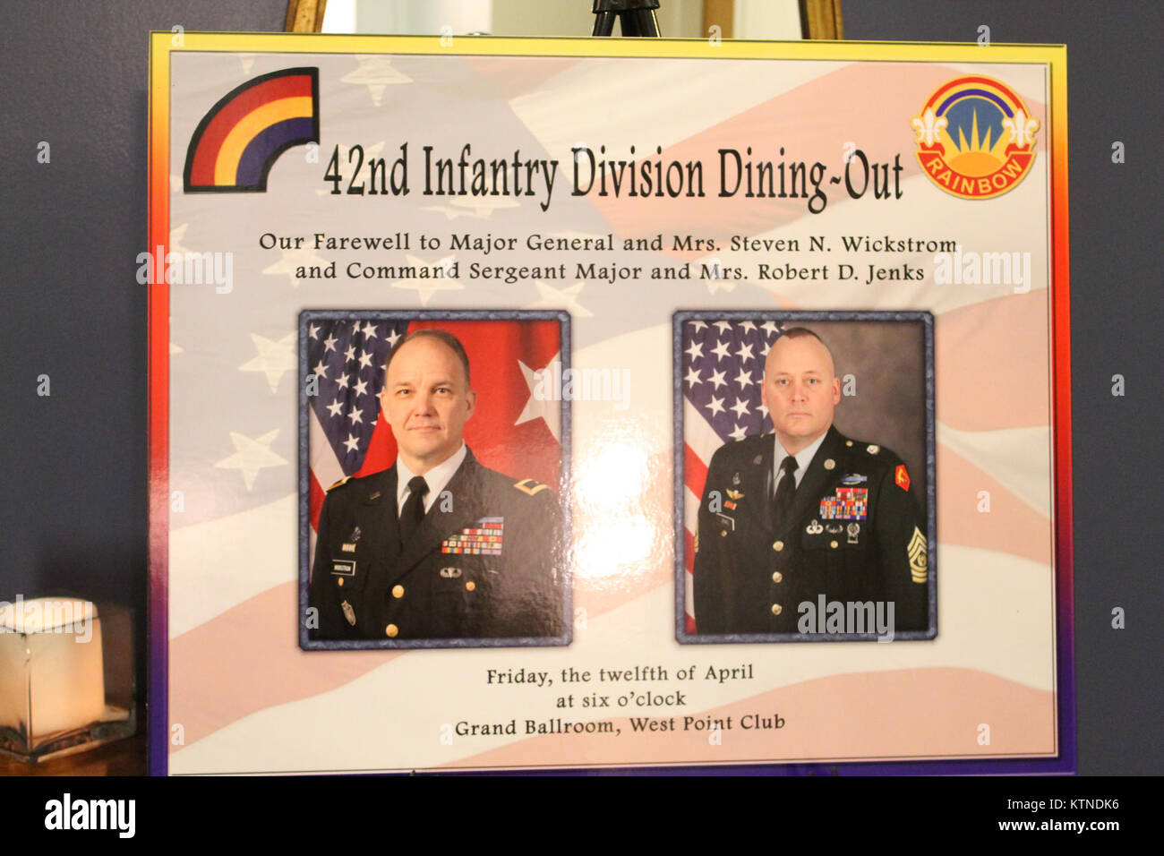 Soldiers of the 42nd Infantry Division honored their incoming and ...