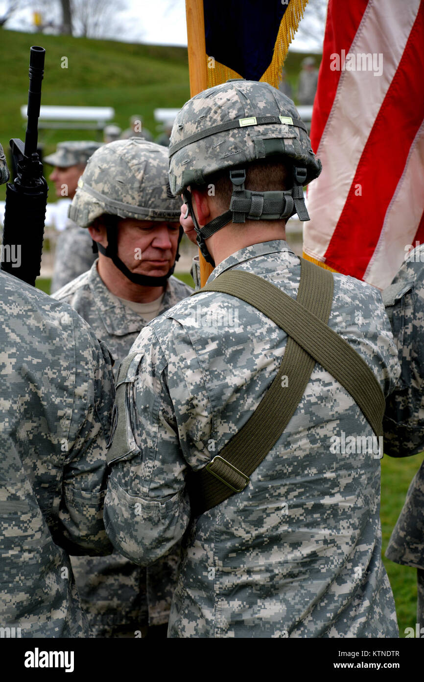 Command Sgt. Major David A. Piwowarski, the incoming 42nd Infantry ...