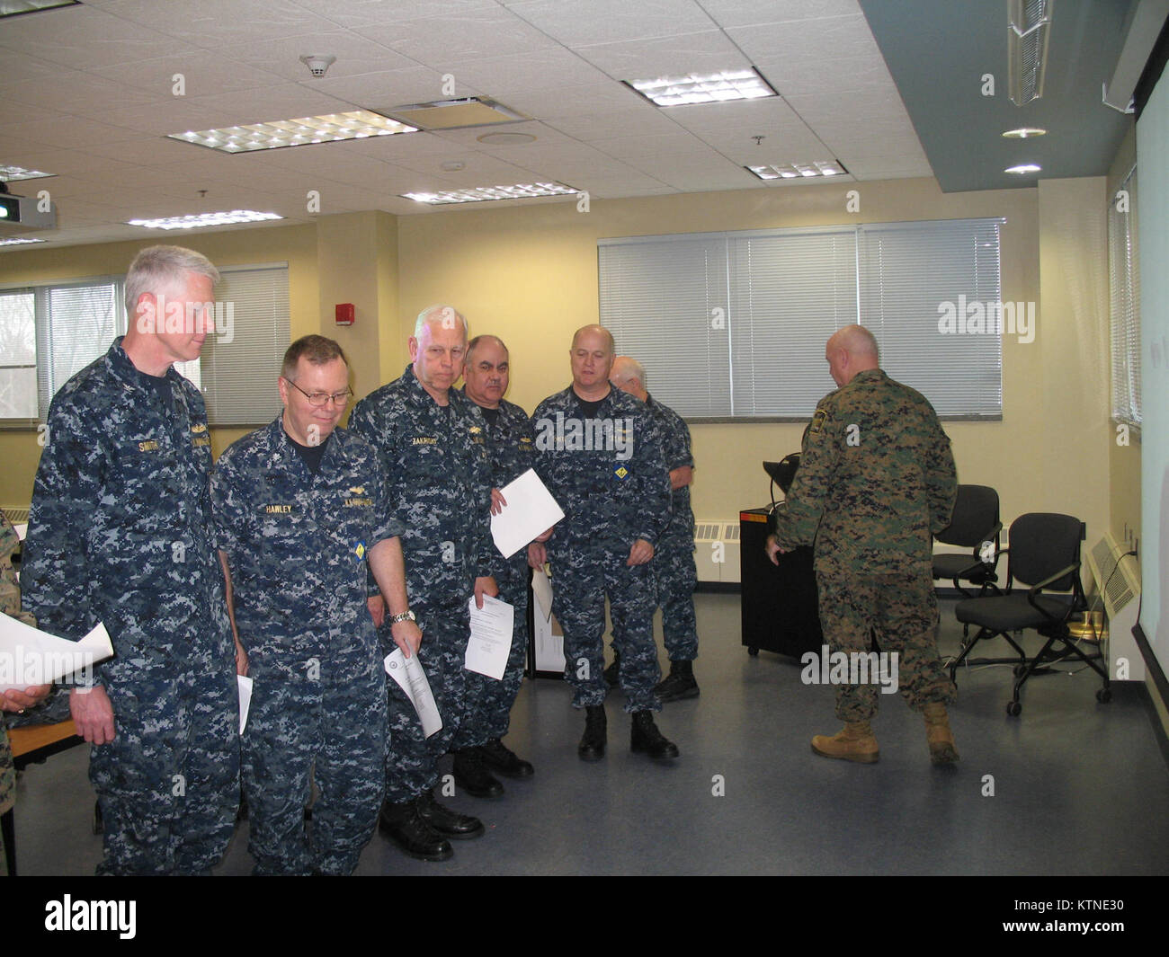 National Guard training seminar Stock Photo - Alamy