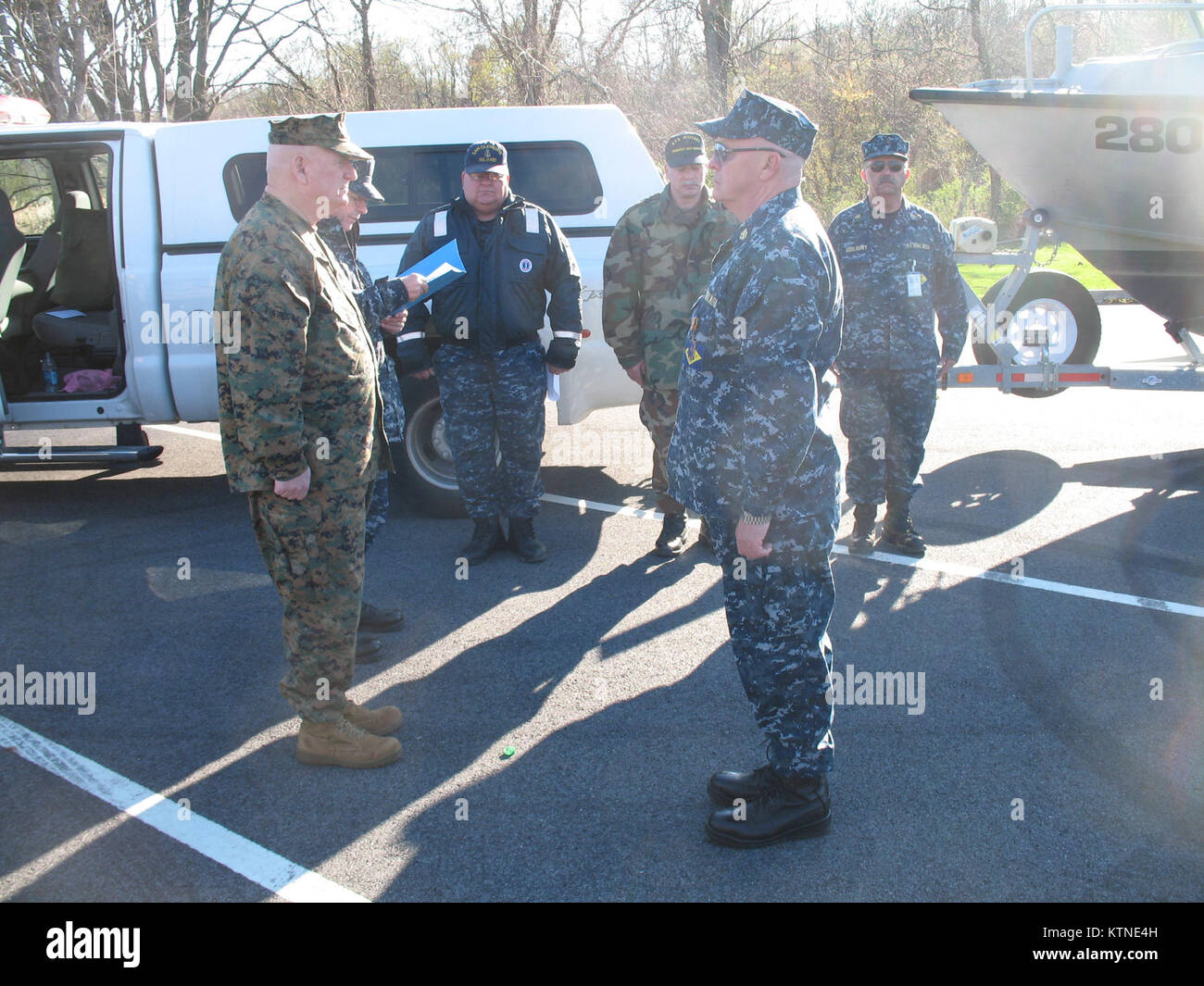 National Guard medal award Stock Photo - Alamy
