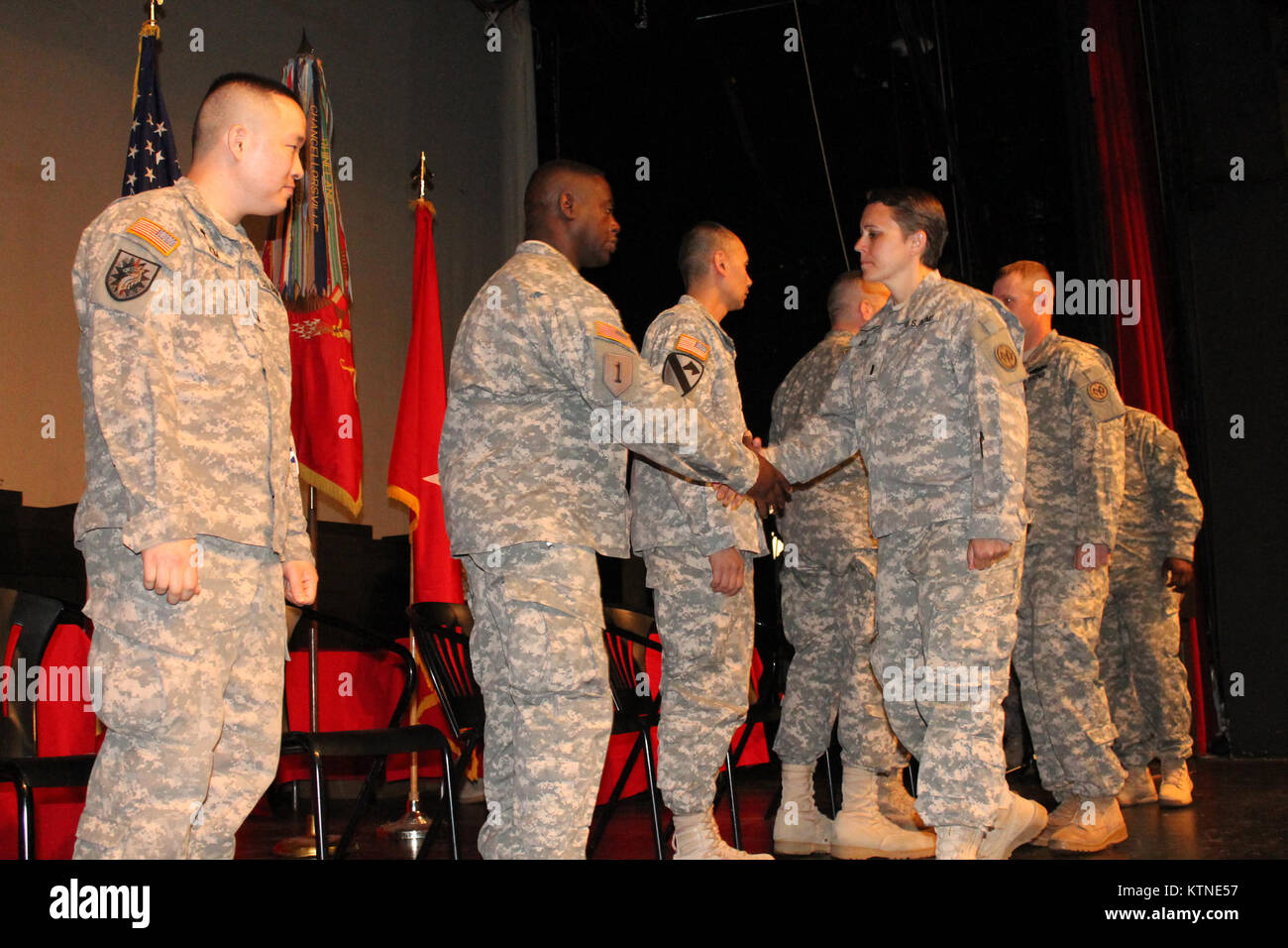 National Guard ceremony Stock Photo - Alamy
