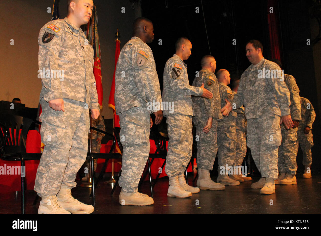 National Guard ceremony Stock Photo - Alamy