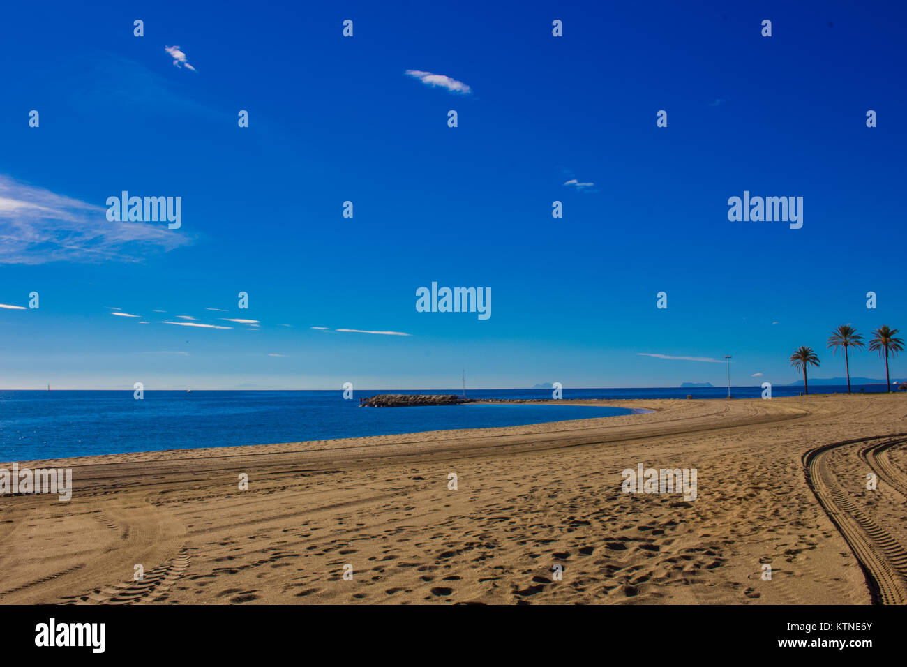 Beach. The best views of the beach in Marbella. Malaga province, Costa ...