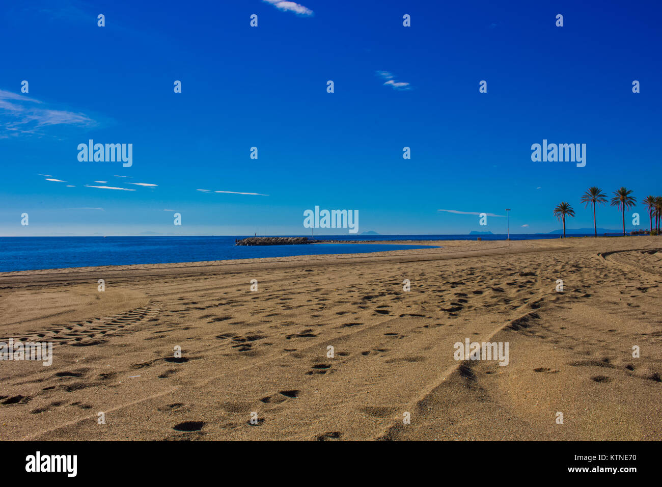 Beach. The best views of the beach in Marbella. Malaga province, Costa ...