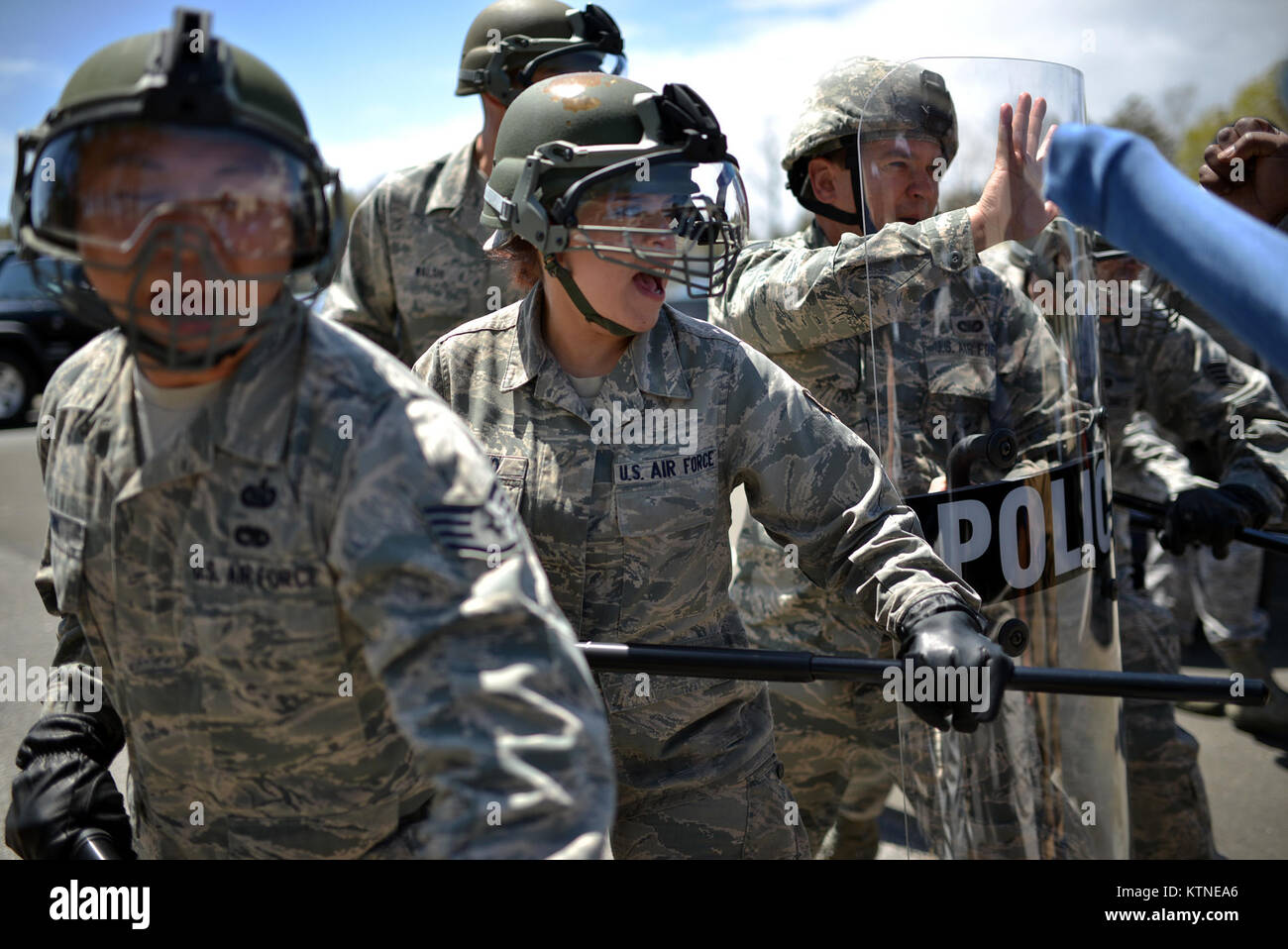 FS GABRESKI ANG, NY - Security Forces members and augmentees with the ...