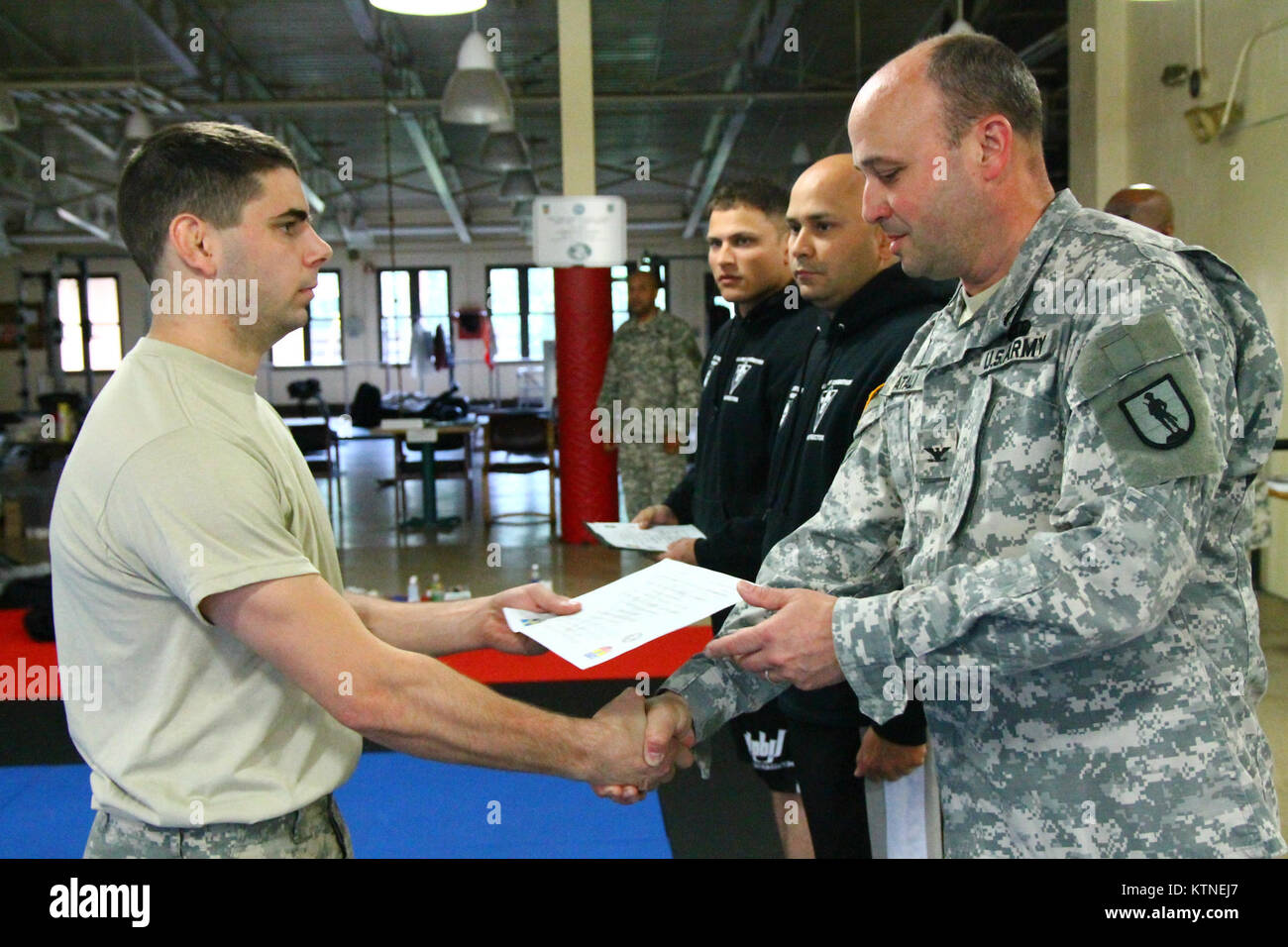 Spc. Steven Smith, an automated logistics Soldier with the 42nd ...
