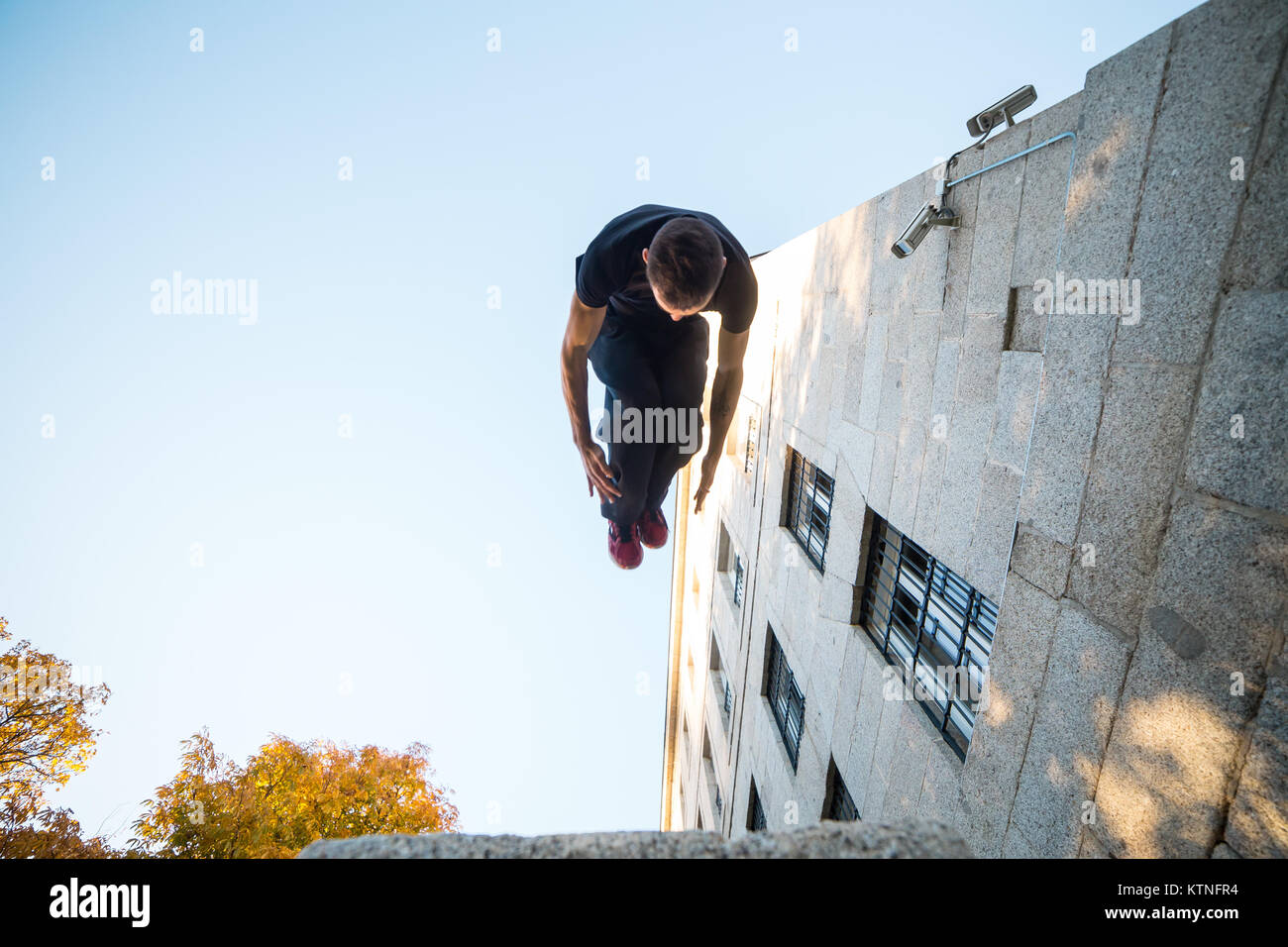 Parkour Side Flip