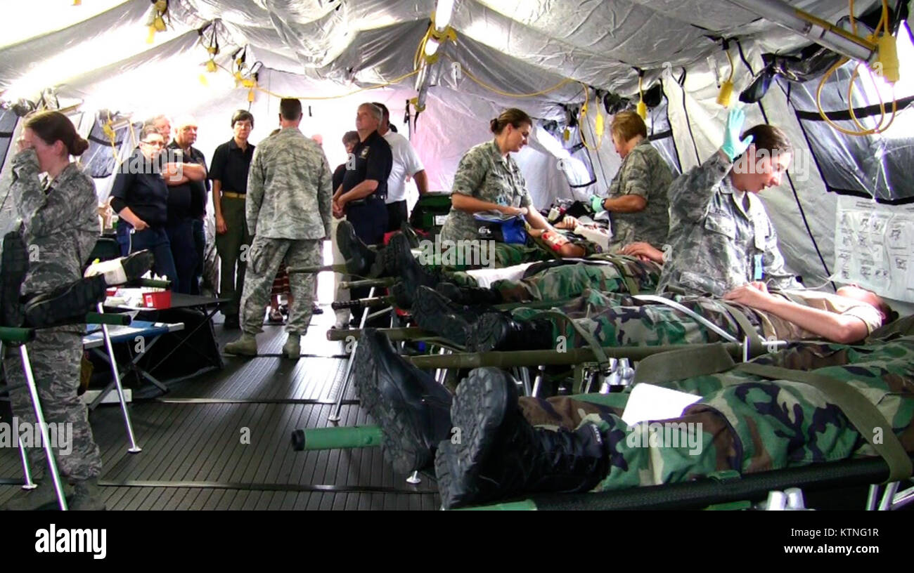 Airman from the 139th Aeromedical Evacuation Squadron of the 109th ...