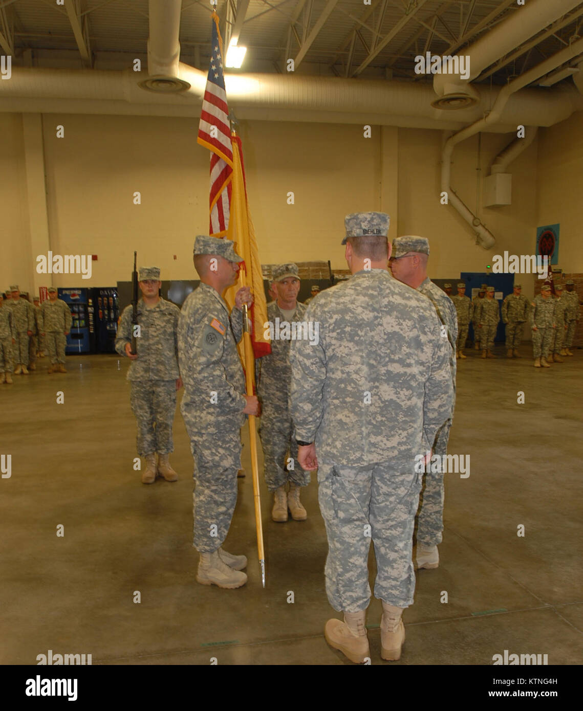 SYRACUSE-- Major Scott Jessop after accepting the colors of the New ...