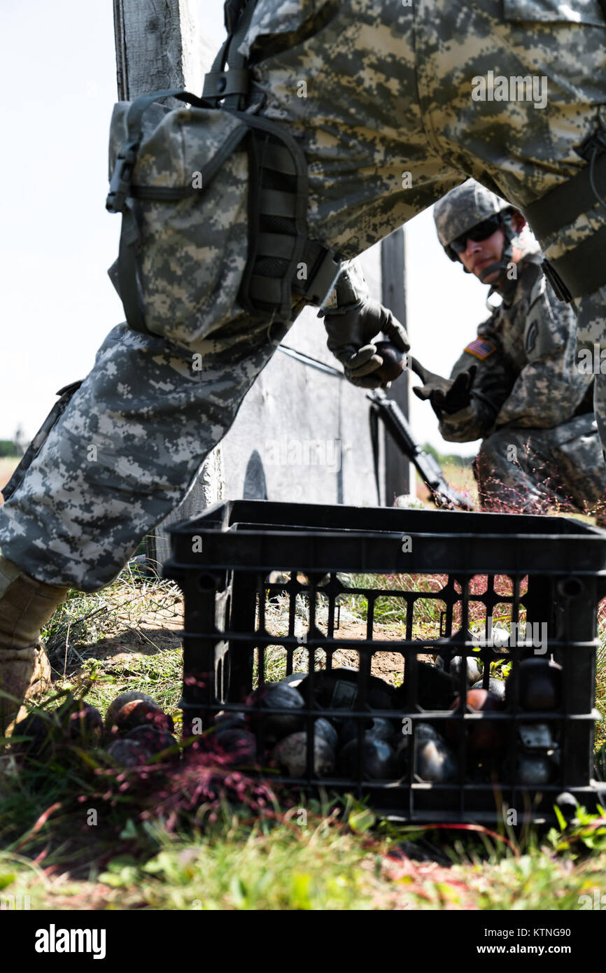 42nd Combat Aviation Brigade conducts hand grenade lane training ...