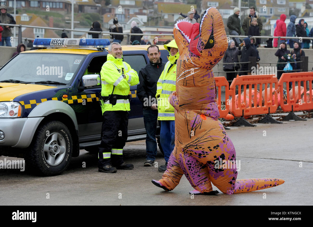 Boxing Day Swim, put on by Bridport Round Table to raise money for ...