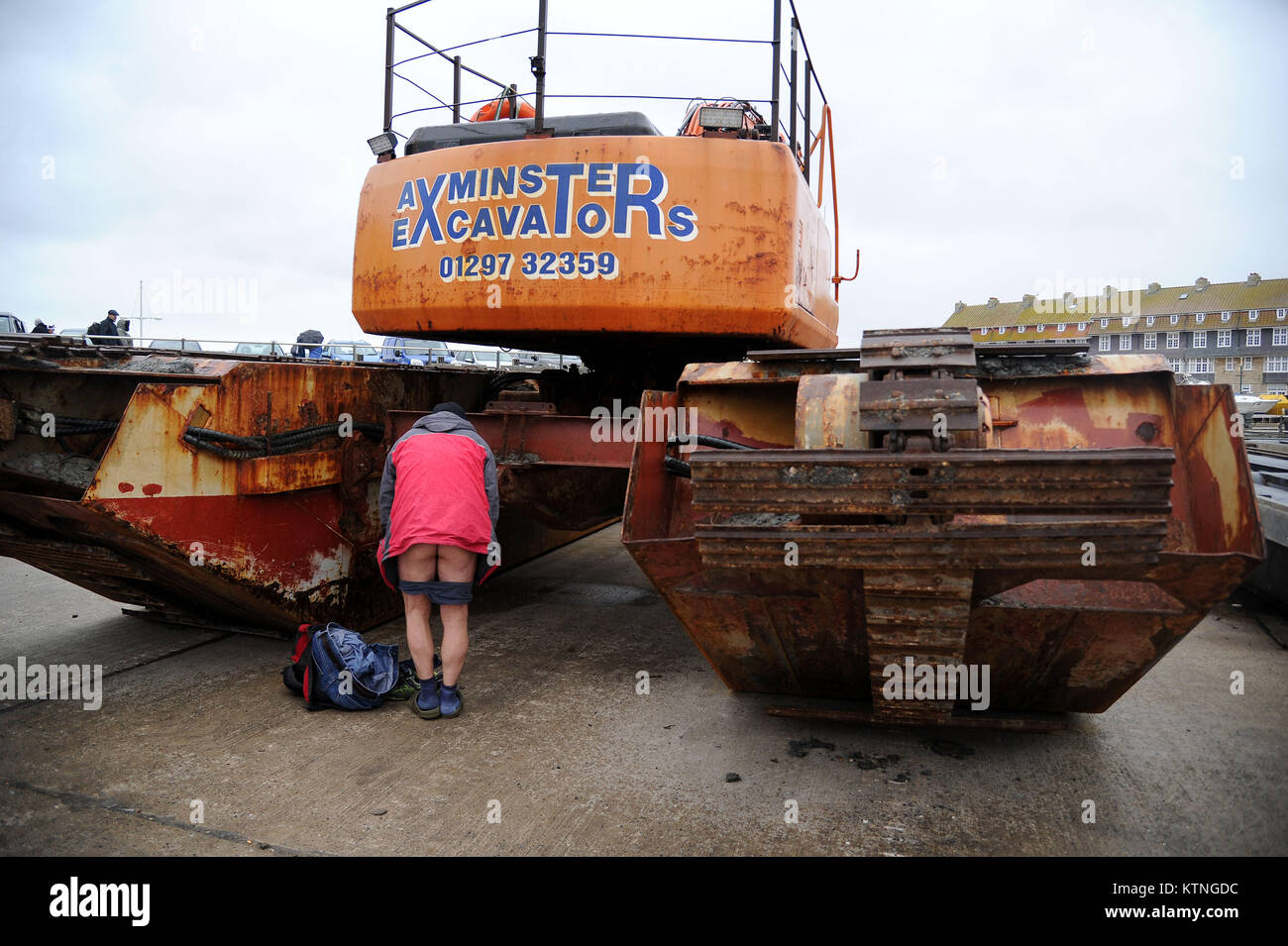 Boxing Day Swim, put on by Bridport Round Table to raise money for ...