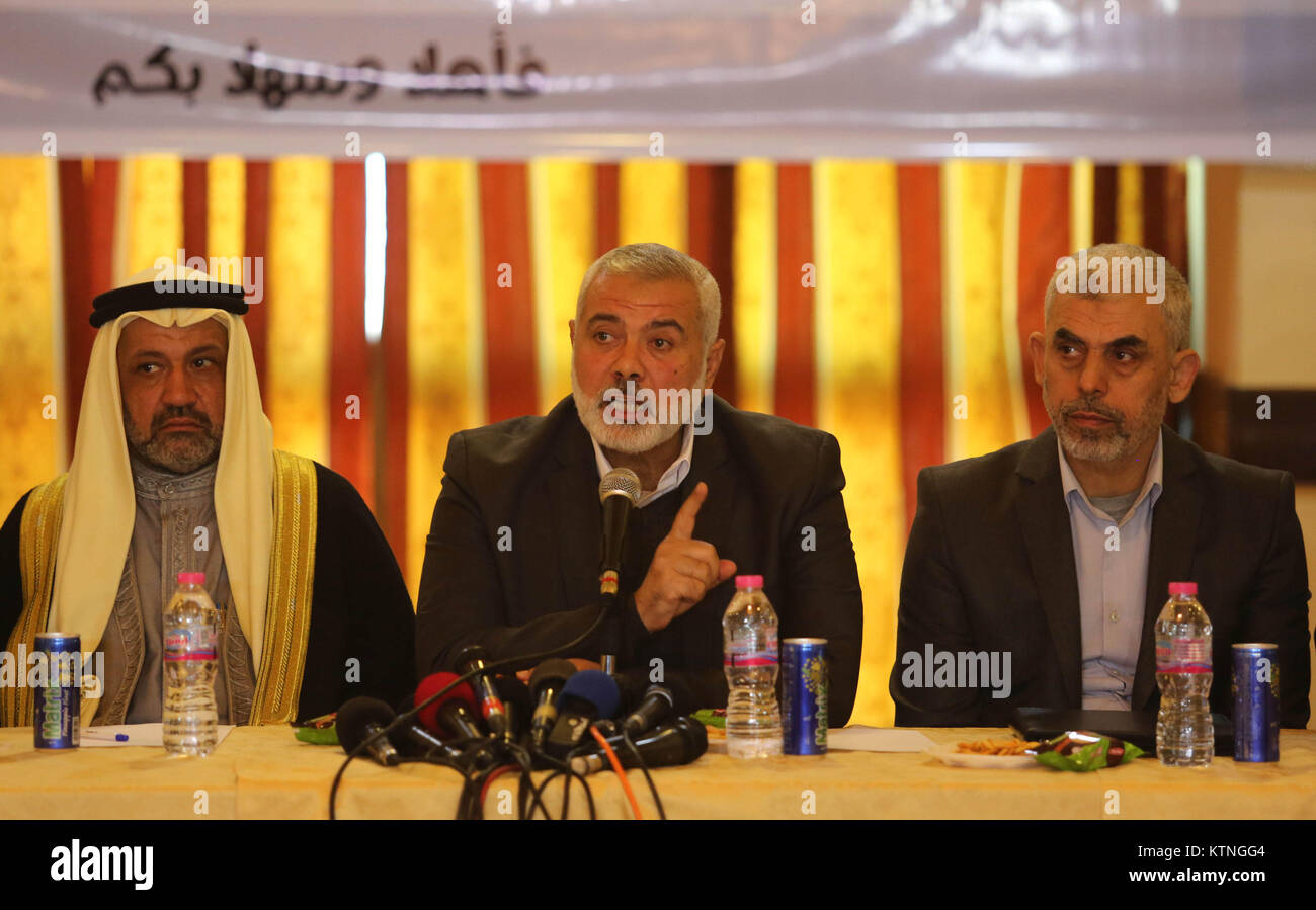 Gaza City, Gaza Strip, Palestinian Territory. 26th Dec, 2017. Hamas ...