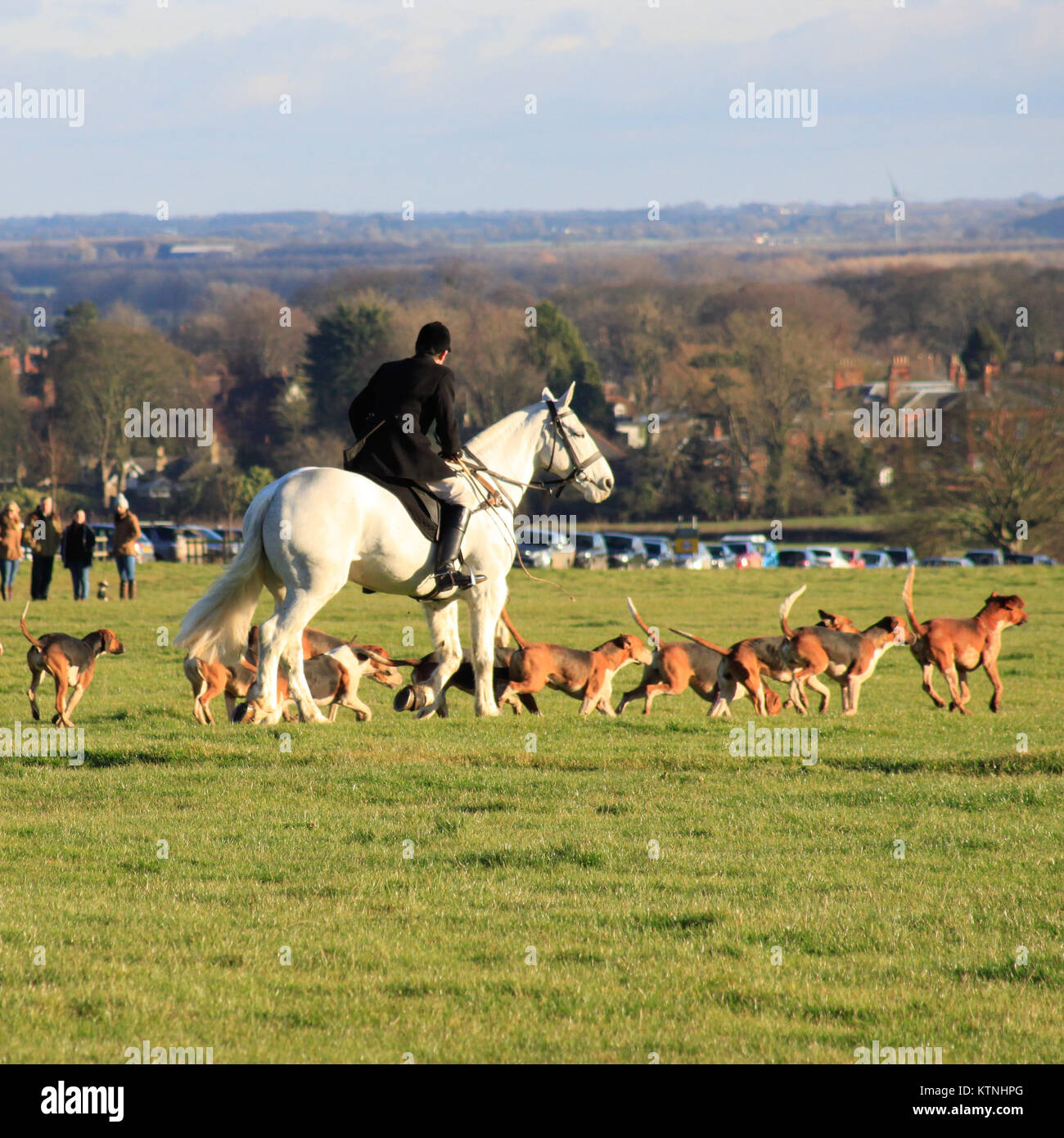 Beverley Westwood, East Yorkshire. 26th Dec, 2017. Holderness Hunt ...