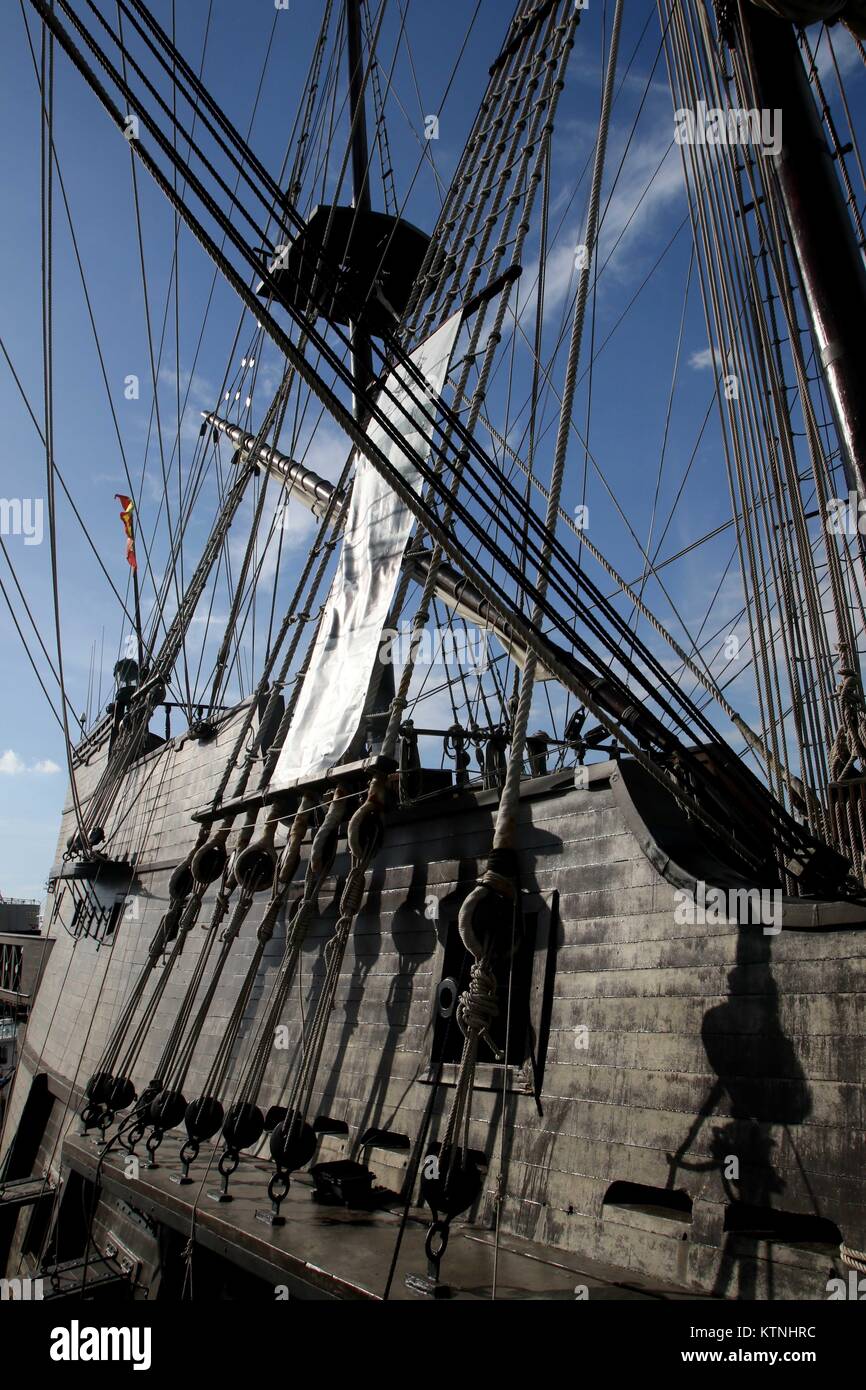 December 26, 2017 - The Galeon Andalucia, which is moored in the port ...