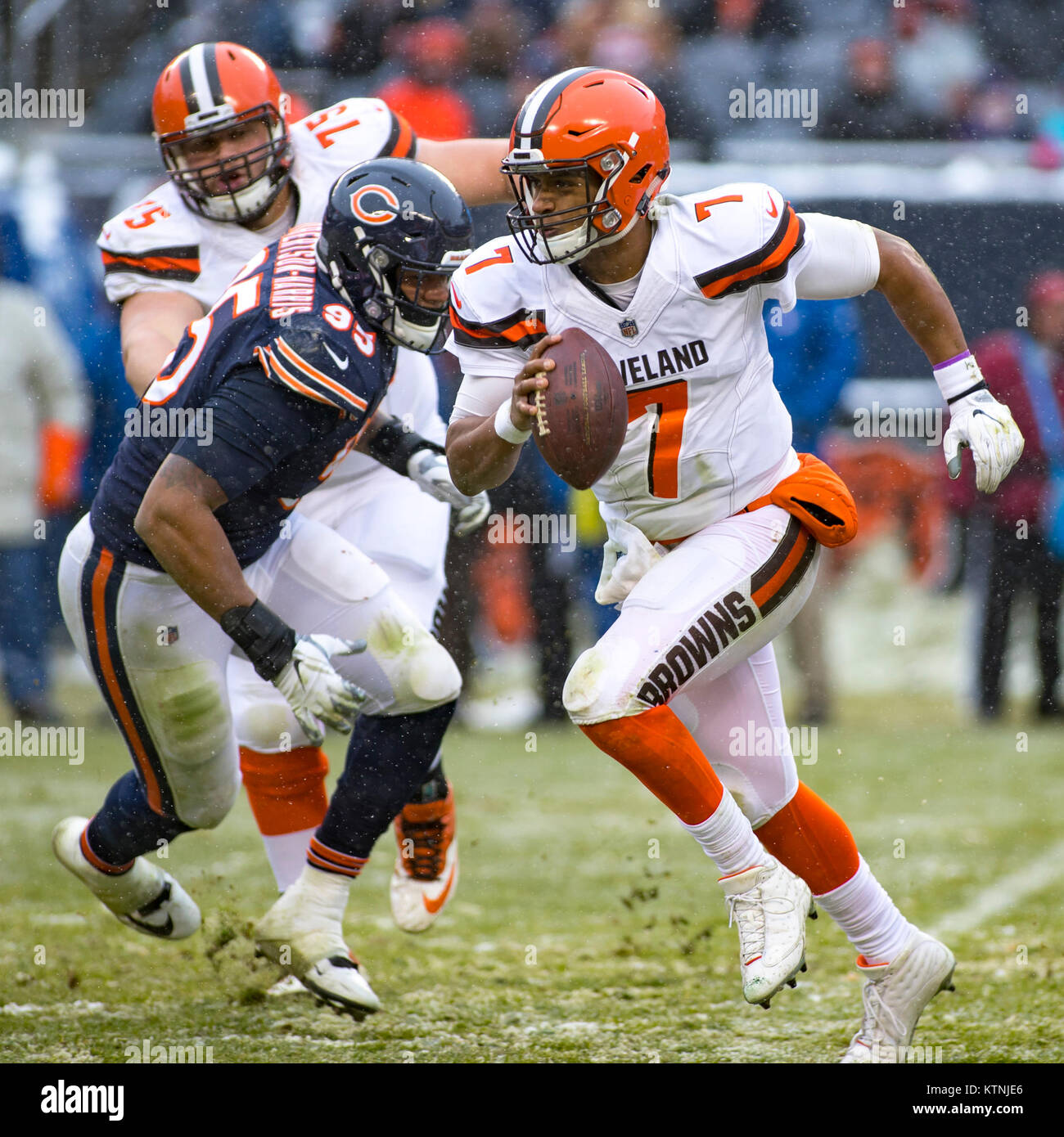 Chicago, Illinois, USA. 24th Dec, 2017. - Bears #95 Roy Robertson ...