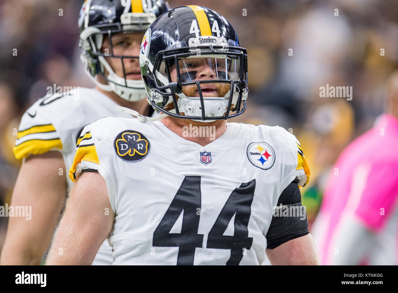 Houston, TX, USA. 25th Dec, 2017. Pittsburgh Steelers outside ...