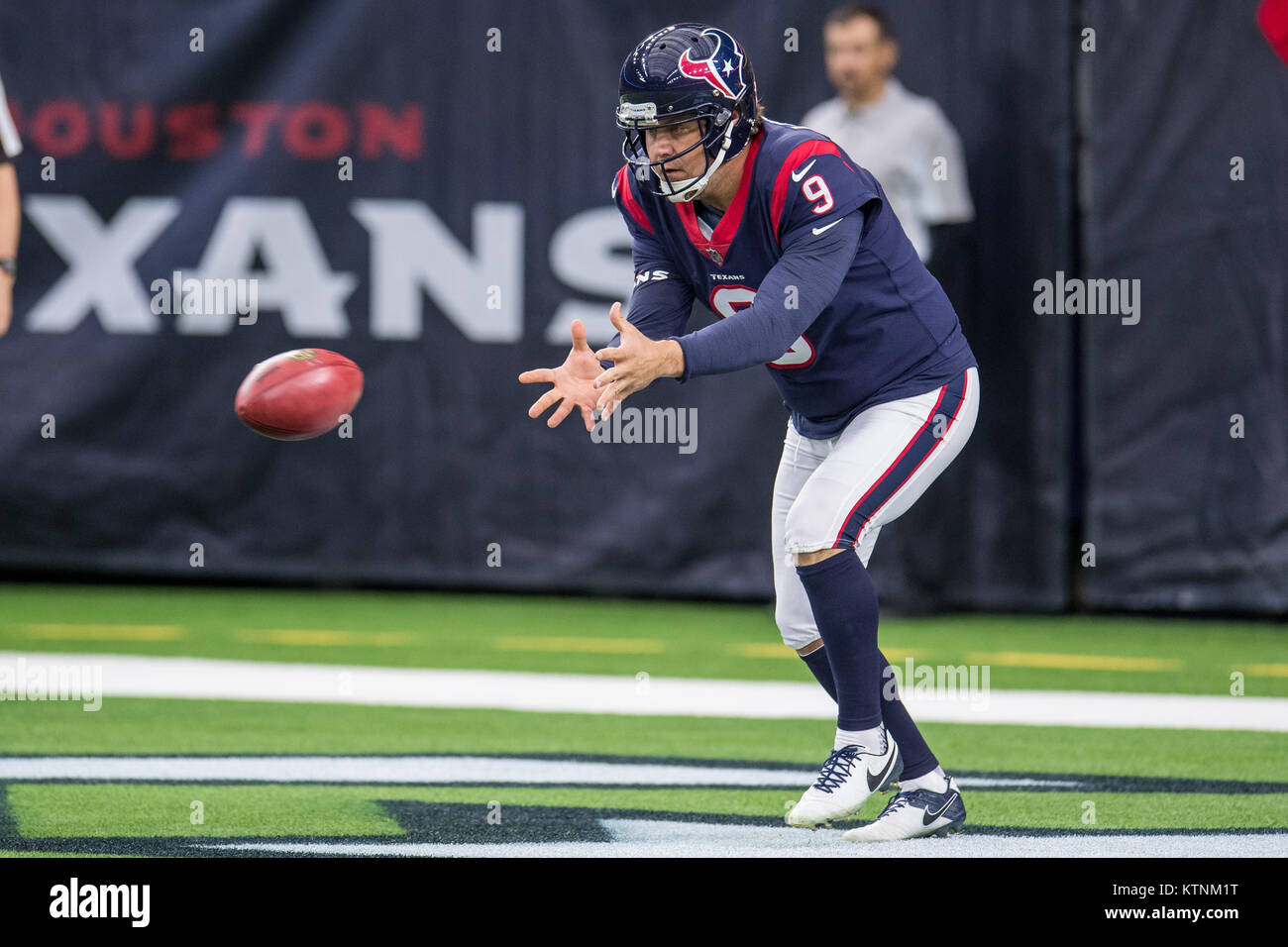 Houston, TX, USA. 25th Dec, 2017. Houston Texans punter Shane Lechler ...