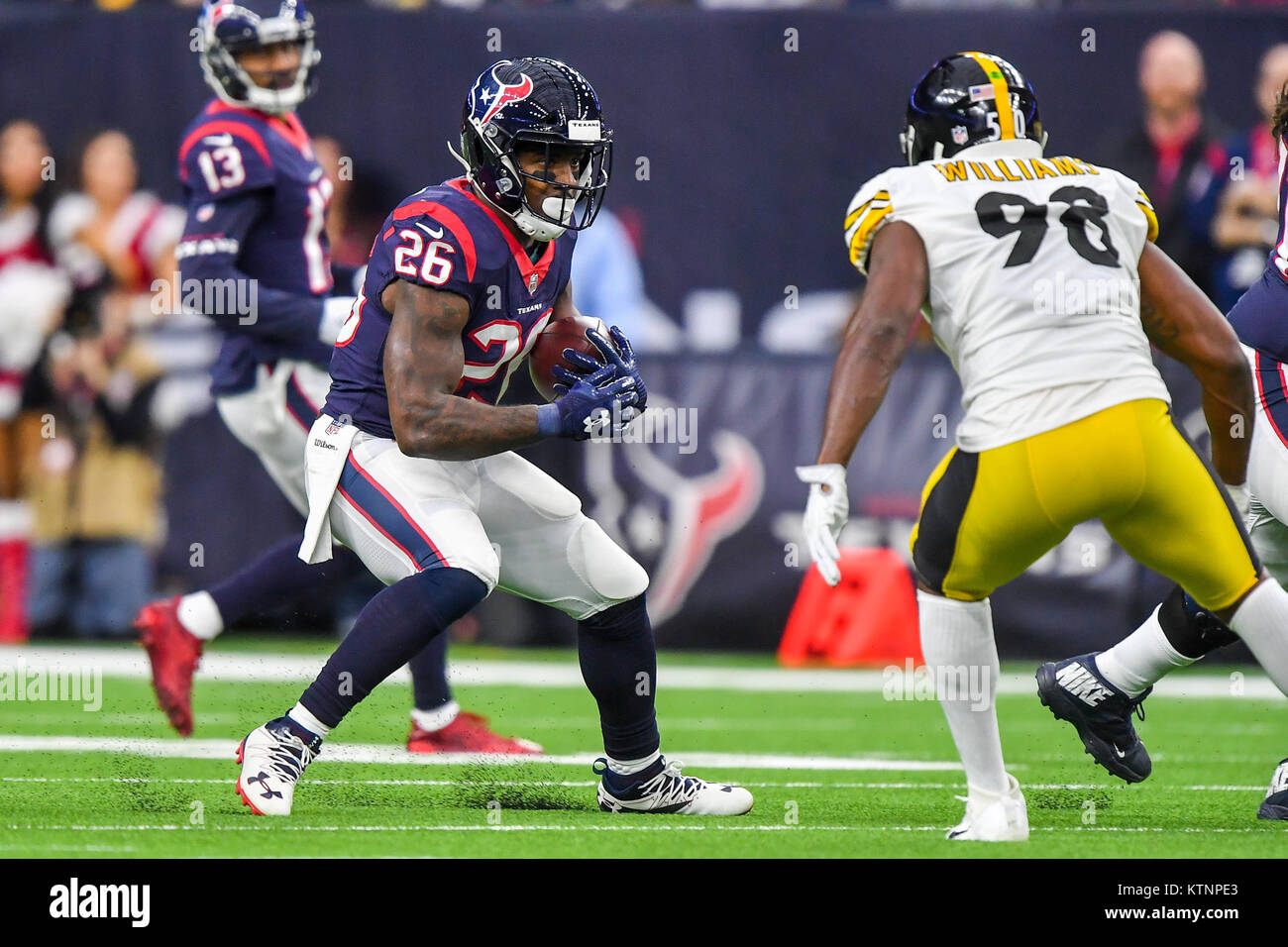 Houston, TX, USA. 25th Dec, 2017. Houston Texans running back Lamar ...
