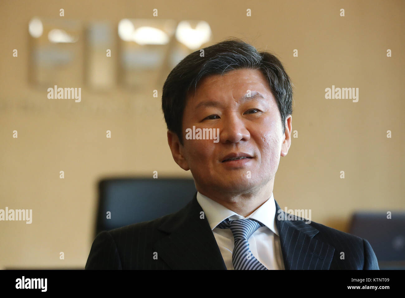 28th Dec, 2017. Korea Football Association chief Chung Mong-gyu Chung ...