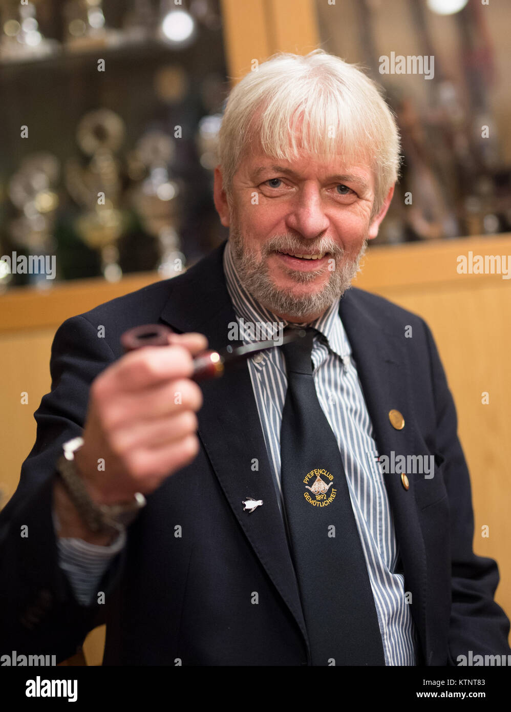 Hamburg, Germany. 13th Dec, 2017. Heiner Borstelmann, president of the ...