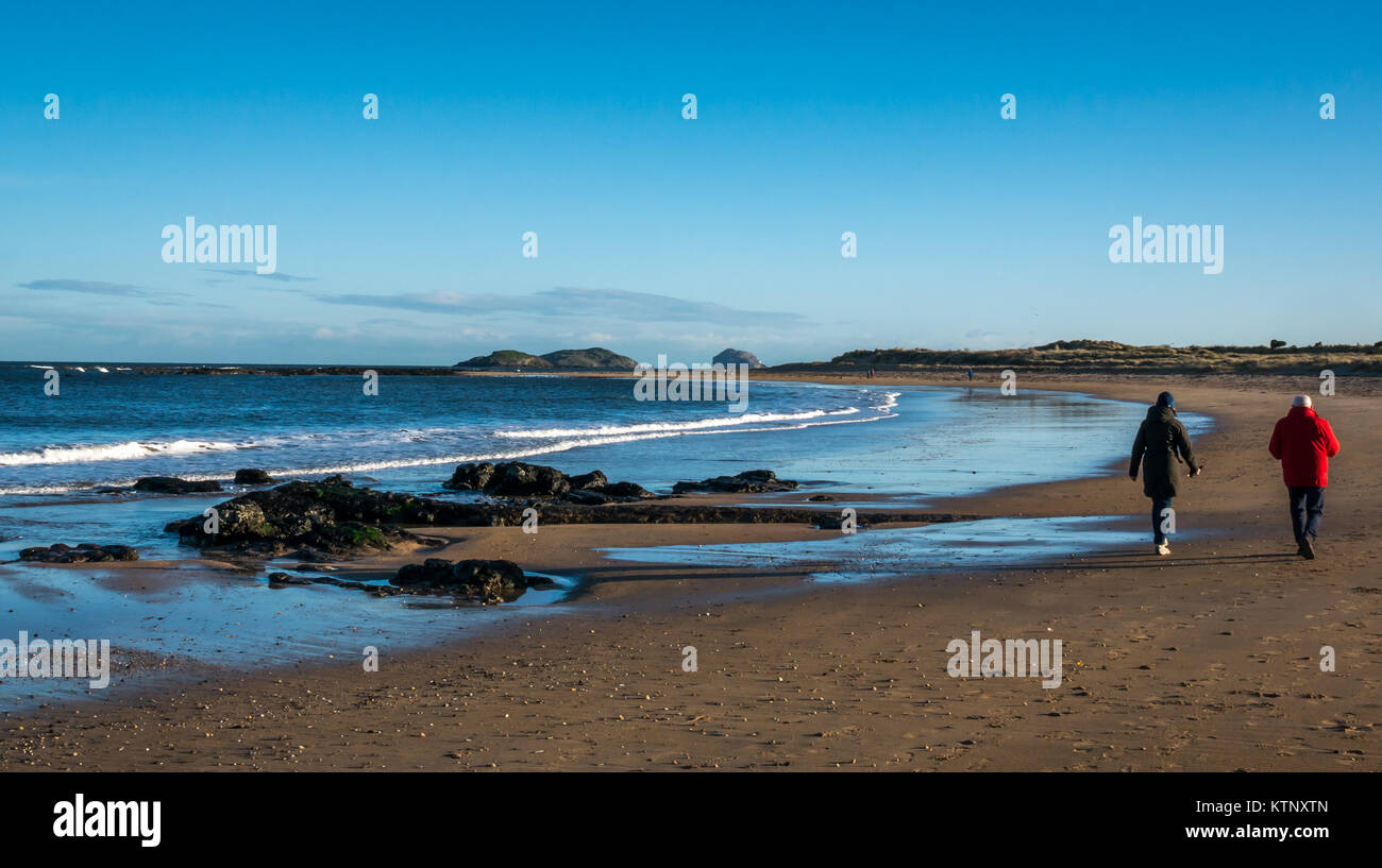 Yellowcraig beach, Dirleton, East Lothian, Scotland, United Kingdom ...