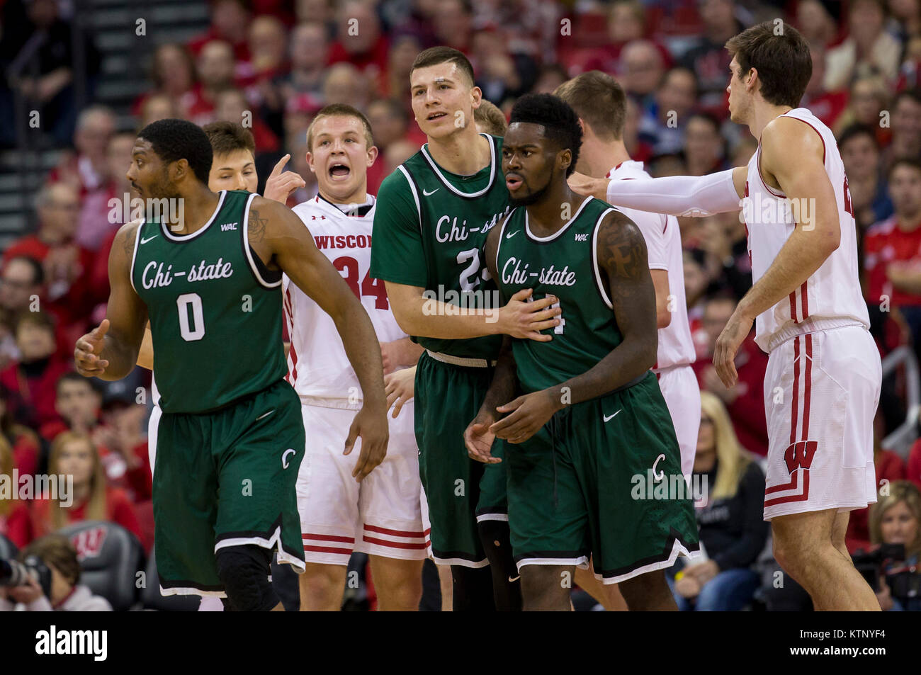 Madison, WI, USA. 27th Dec, 2017. Chicago State Cougars guard Fred Sims ...