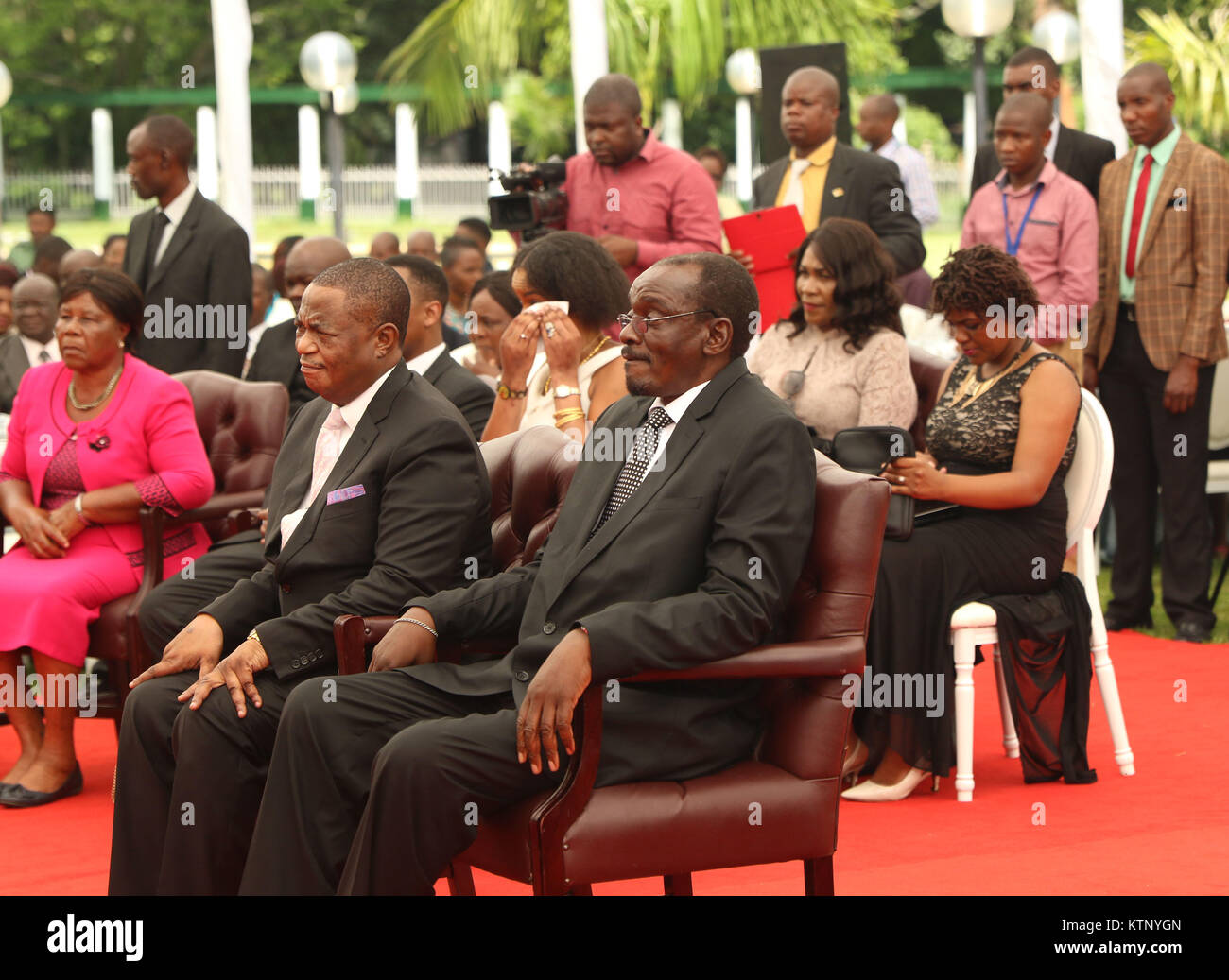 Harare, Zimbabwe. 28th Dec, 2017. Zimbabwean incoming Vice President ...