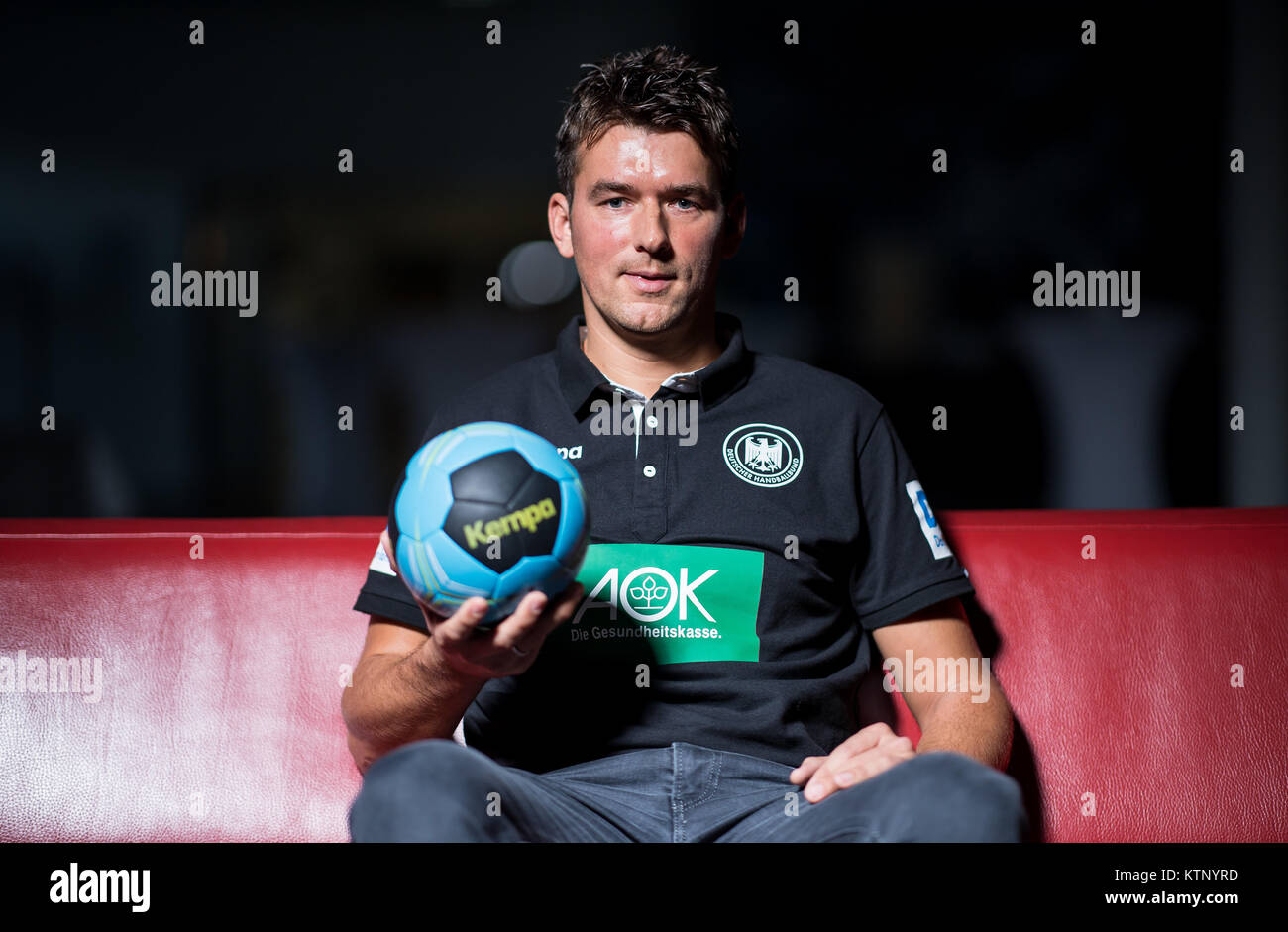 Kamen, Germany. 28th Dec, 2017. Coach Christian Prokop poses with a ...