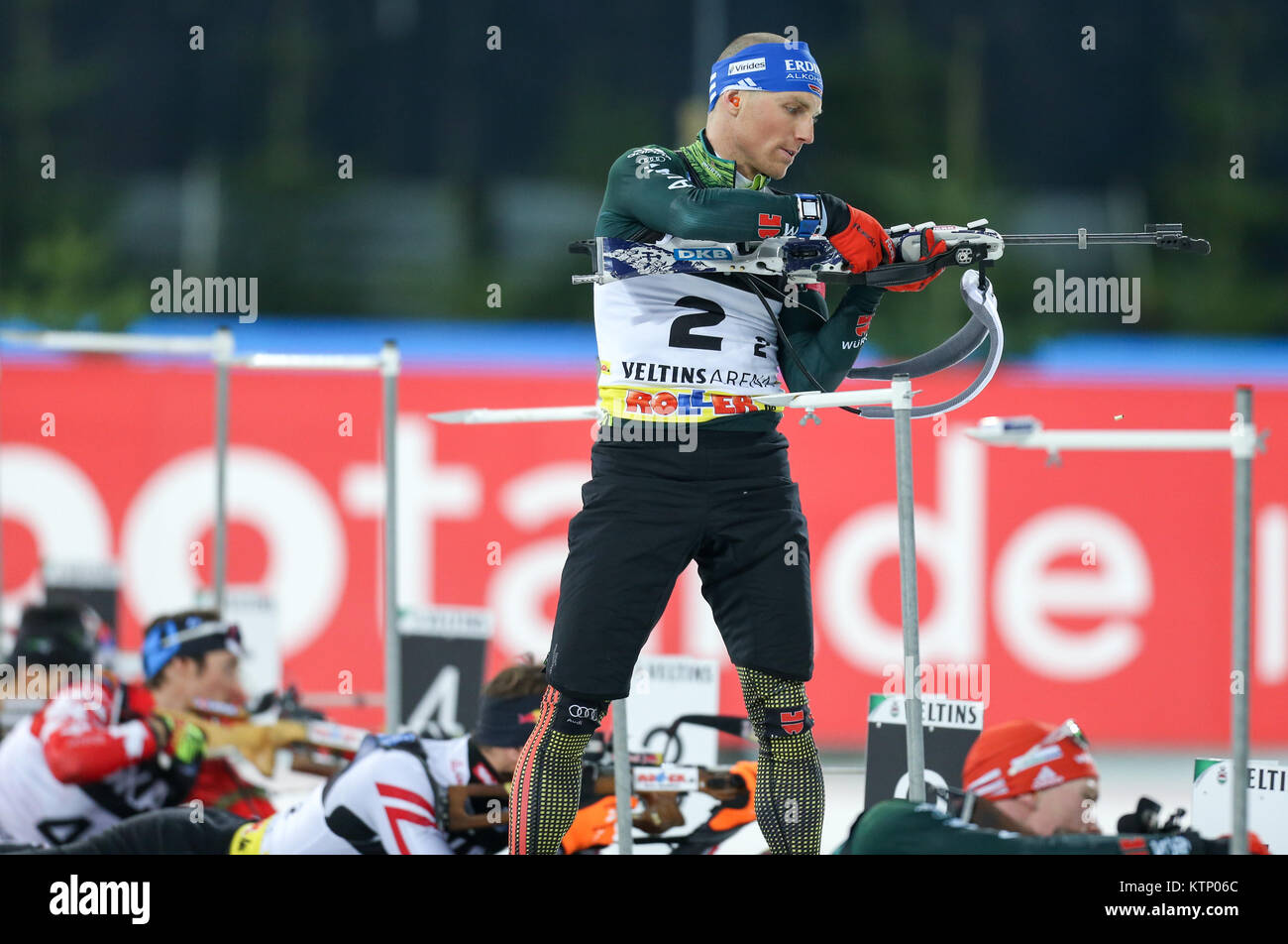 Gelsenkirchen, Germany. 28th Dec, 2017. German biathlete Erik Lesser in ...
