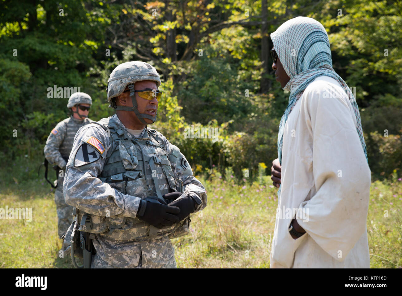 The 42nd Combat Aviation Brigade conducts the exercise of their mounted ...
