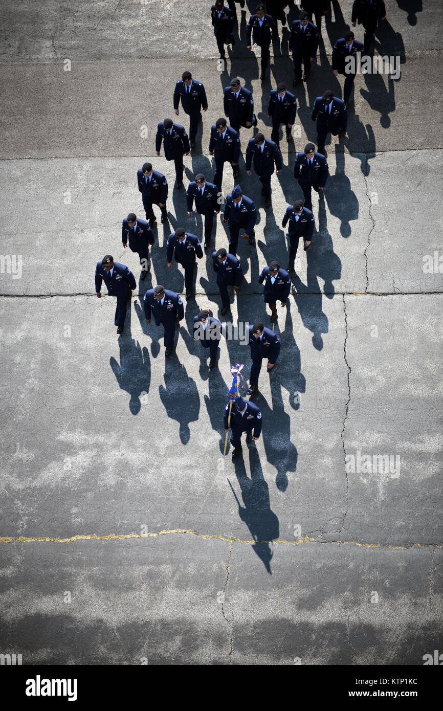 NEWBURGH, NY - Members of the 105th Airlift Wing, family members and ...