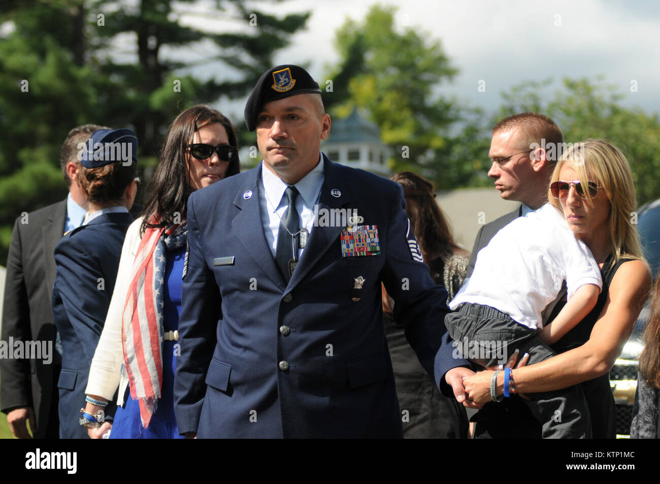 SHERMAN, CT— MSgt Todd Lobraico Sr looks on during Staff Sgt. Todd “TJ ...