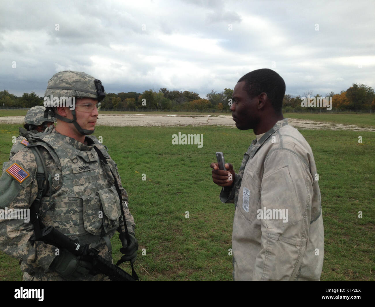FORT HOOD, Texas -- Soldiers from HSC 642 ASB conduct a moc local media ...