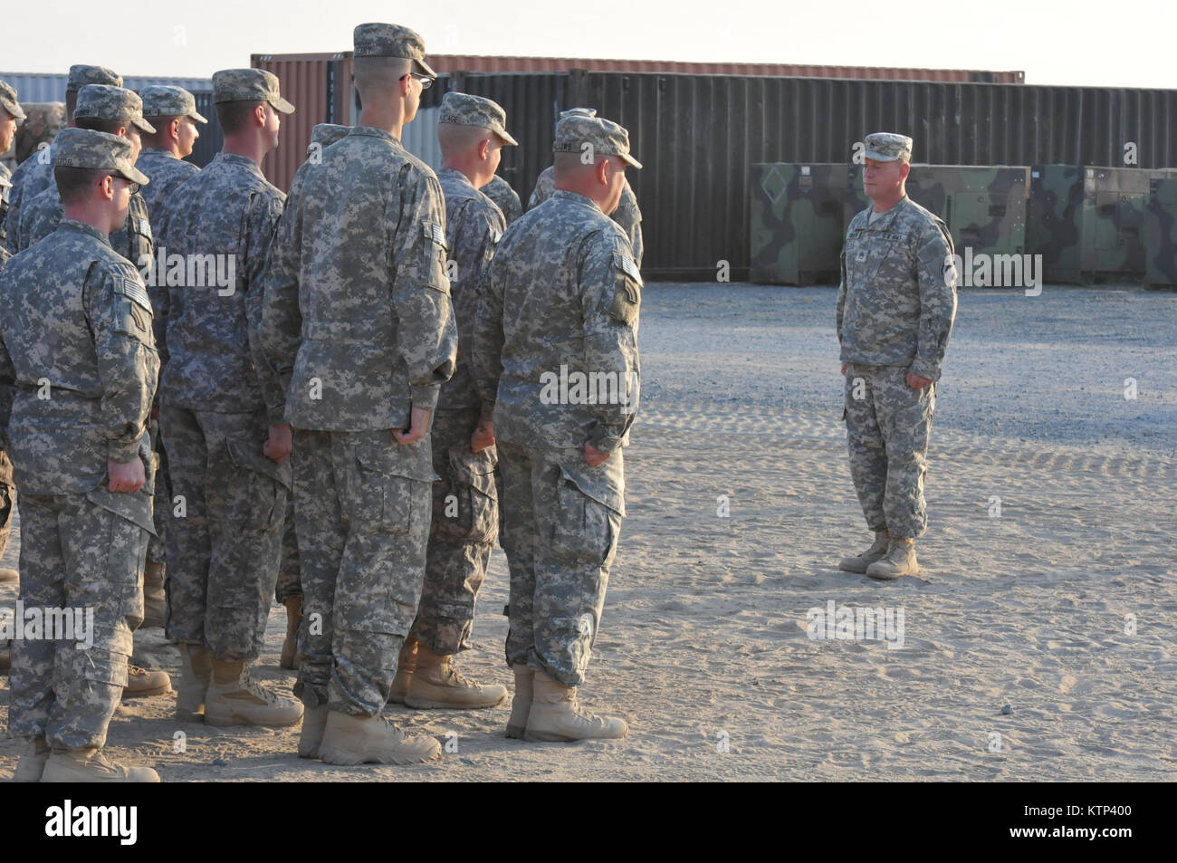 Lt. Col. Jack James, the commander of the New York Army National Guard ...